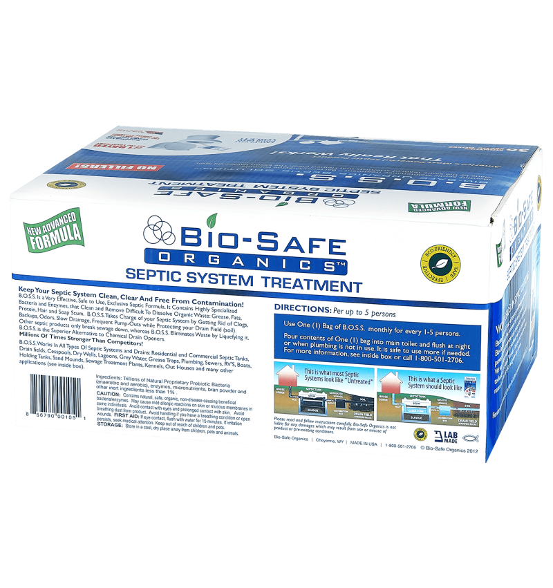 Septic System Treatment 36/2.5 OZ Monthly Bags – Biosafe Organics